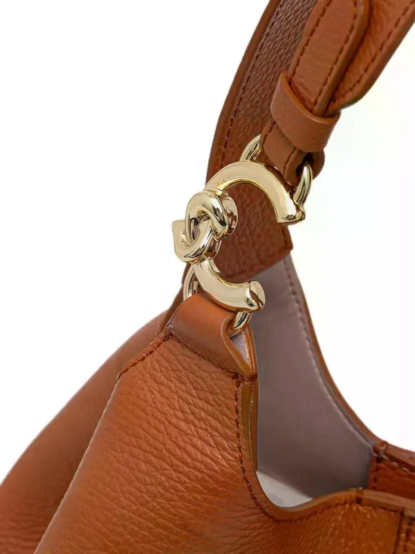 COCCINELLE C-easy Logo-clasp Calf Leather Tote Bag