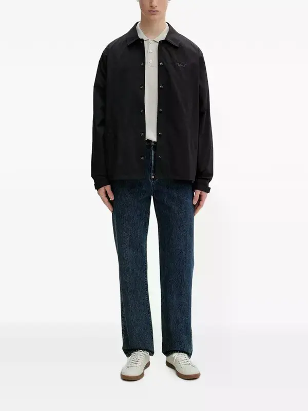 Kenzo Logo-embroidered Knitted Polo Shirt