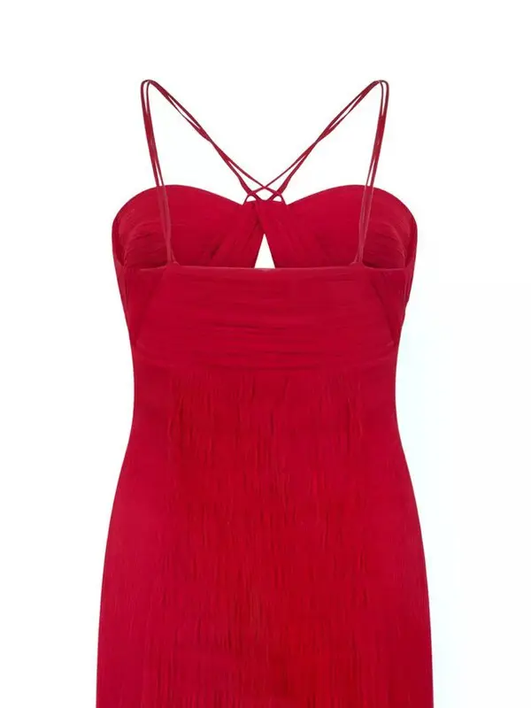 Alberta Ferretti Ruched Maxi Dress