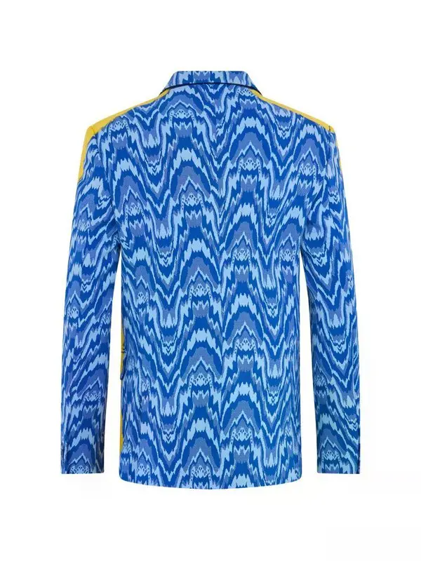 Moschino Double-breasted Chevron-print Blazer