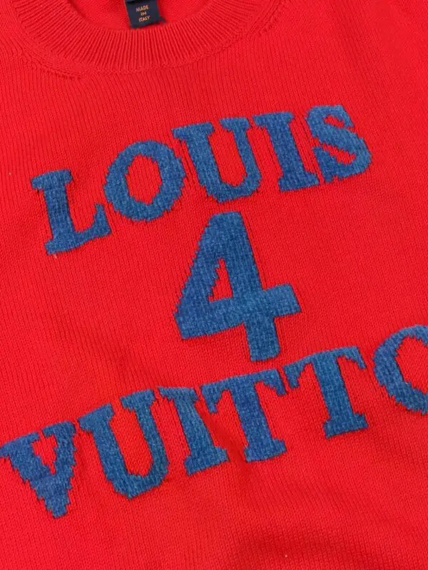 LOUIS VUITTON 2020s Logo Intarsia Sweater