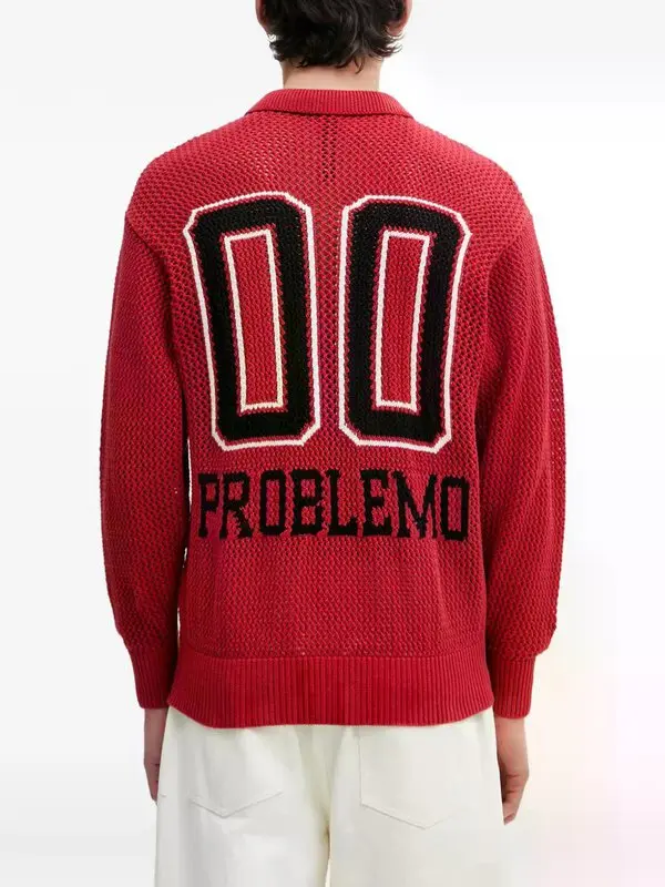 NO PROBLEMO Zip-up Crochet Cardigan
