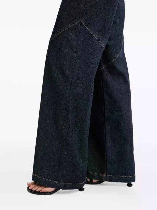 BLUGIRL Seam-detail Wide-leg Jeans
