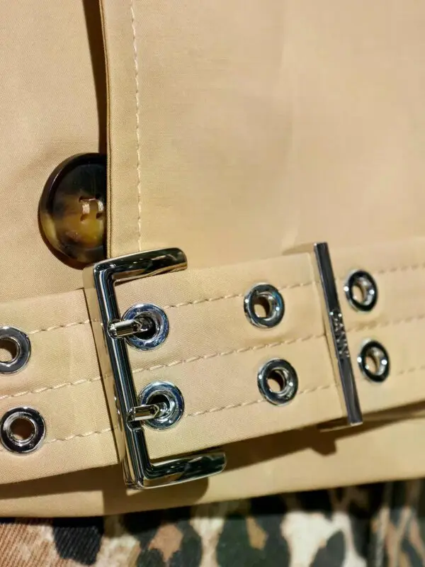 GANNI Belted Double-breasted Jacket