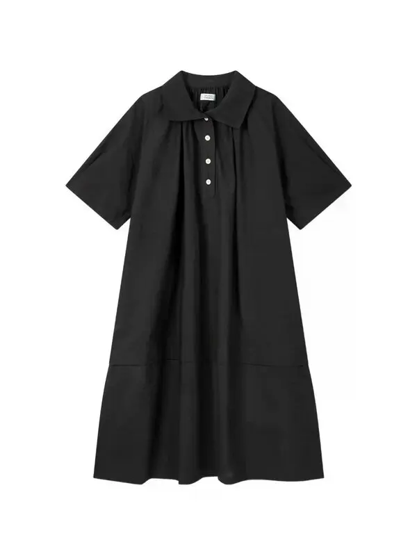 STUDIO TOMBOY Short-sleeved Collared Midi Dress