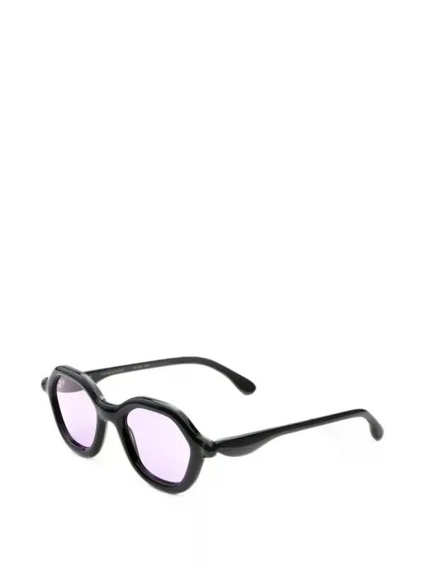 PALOCERAS Geometric Frame Sunglasses - Black