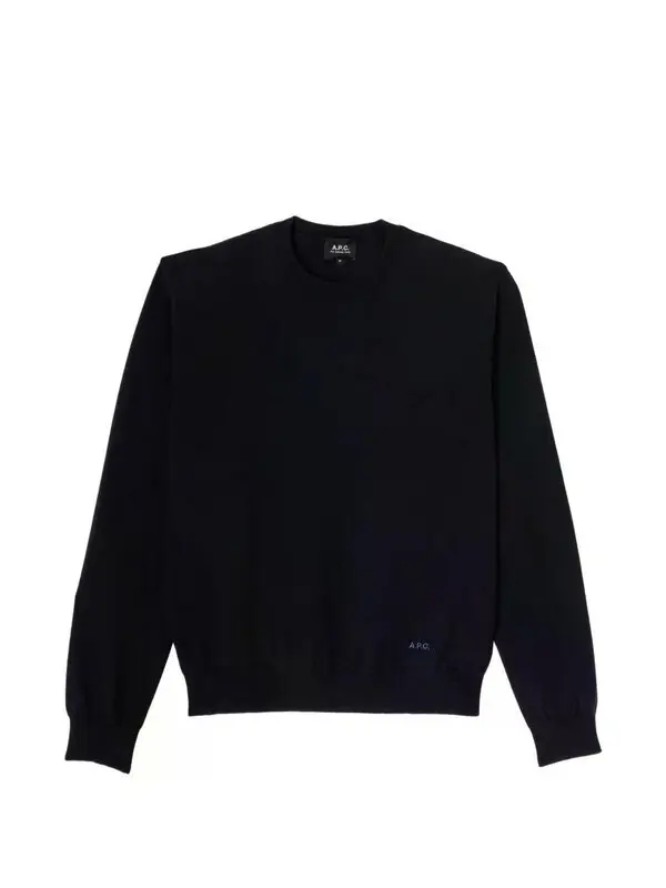 A.p.c. Mathieu Logo-embroidered Sweater
