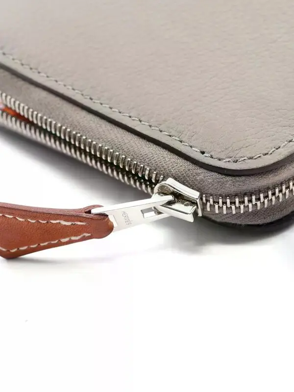 Hermès Azap Compact Evercolor Wallet - Grey