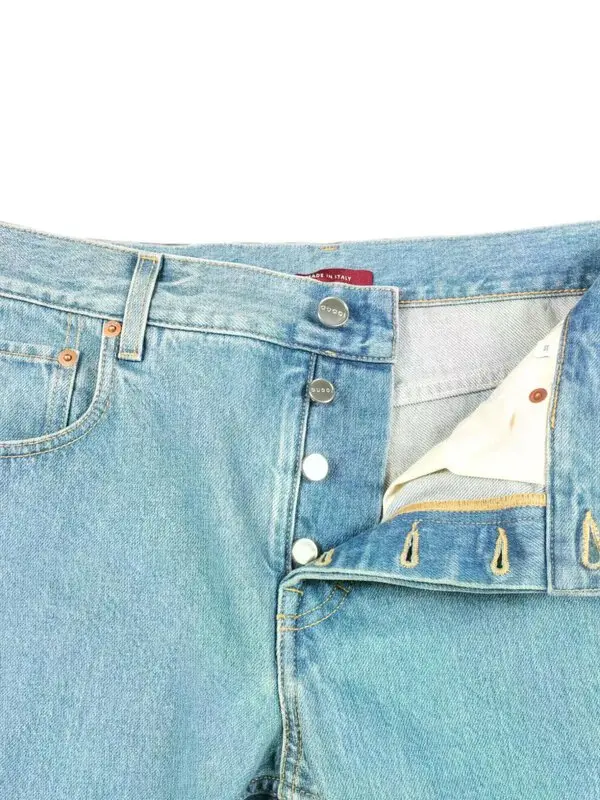 Gucci Cotton Button-fly Trousers
