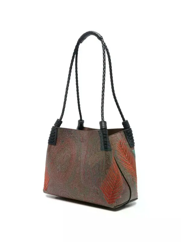 Etro Embroidered Paisley Shoulder Bag