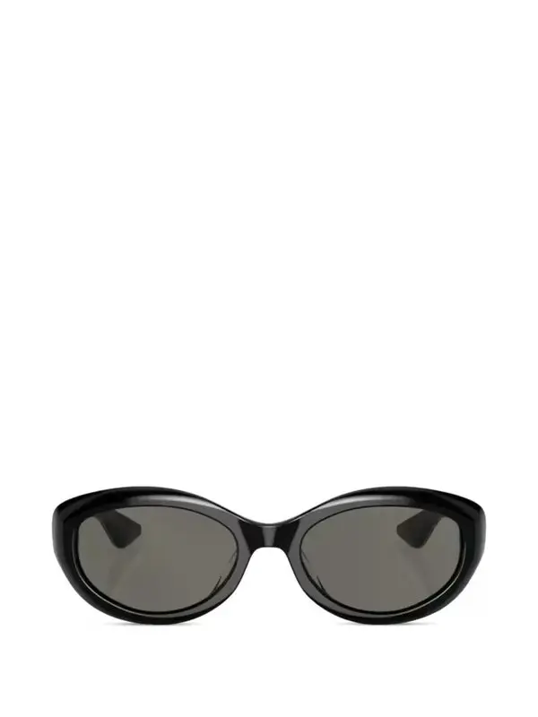 Oliver Spencer 1969c Oval Sunglasses - Black