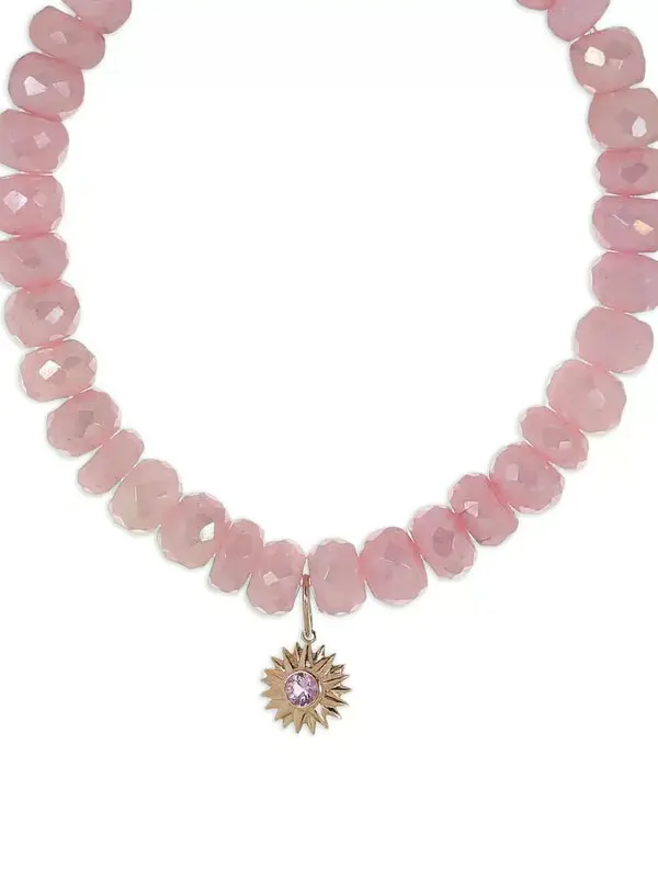 SYDNEY EVAN Grapolite And Sapphire Bead Bracelet