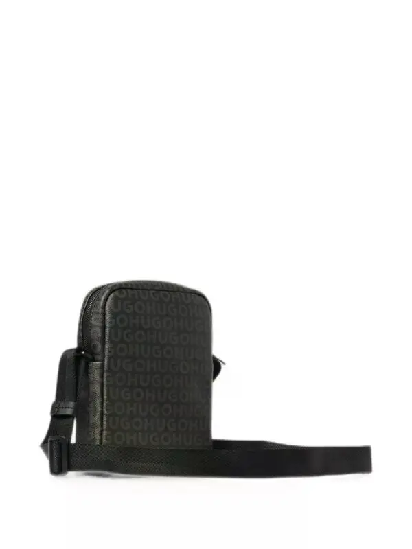 Hugo Logo Print Messenger Bag