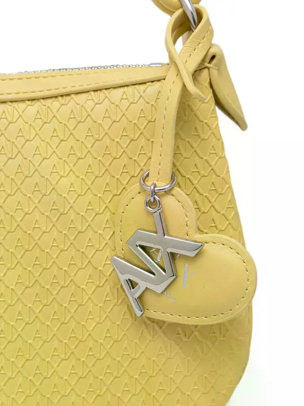 Armani Exchange Monogram-embossed Shoulder Bag