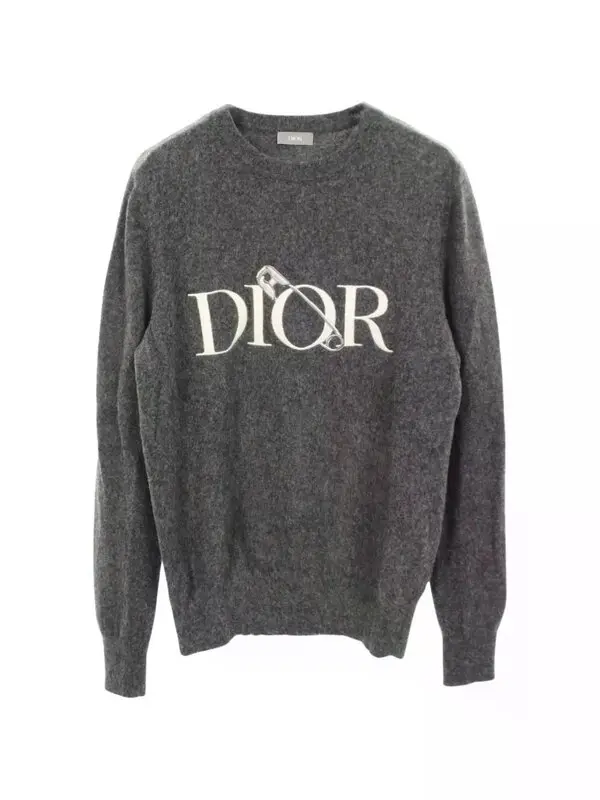 Dior Logo-embroidered Wool Sweater