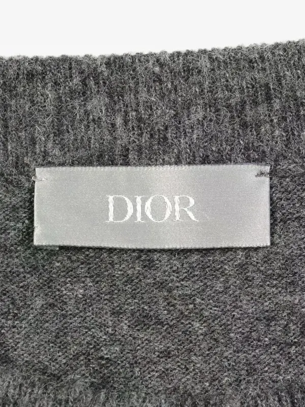 Dior Logo-embroidered Wool Sweater