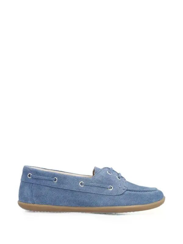 GROUNDIES Bay Suede Lace-up Moccasins