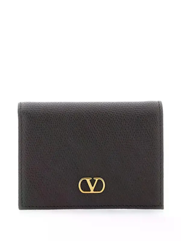 Valentino Garavani Grained Leather Wallet - Brown