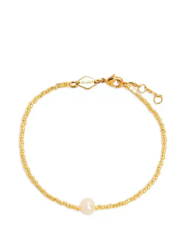 Anni Lu Pearly Pearl-embellished Bracelet - Gold