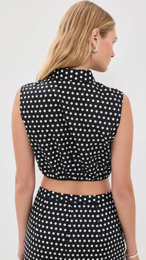 FRAME The Polka Dot Top