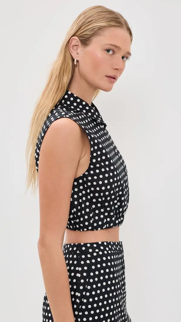 FRAME The Polka Dot Top