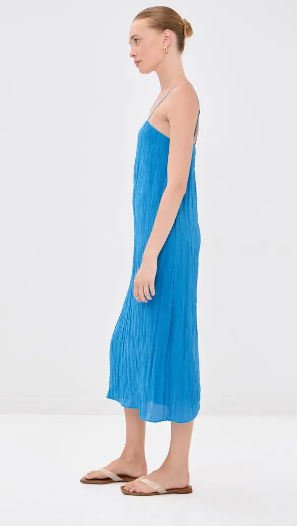Tibi The Crinkle Slip Dress