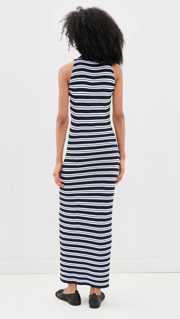 ROWING BLAZERS Halter Polo Maxi Dress