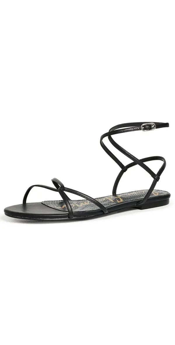 Sam Edelman Ellina Gladiator Strappy Sandals - Black