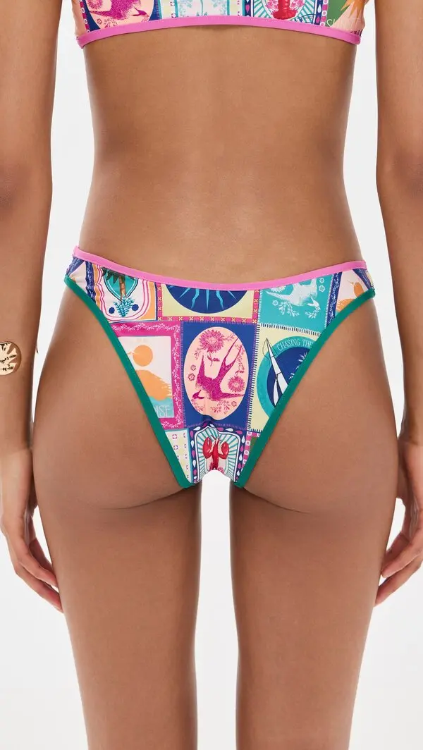 Agua Bendita Avy Hand Embroidered Reversible Bottoms