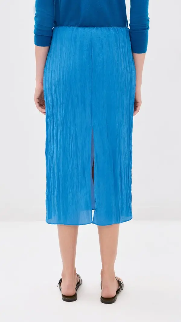 Tibi The Crinkle Slip Skirt