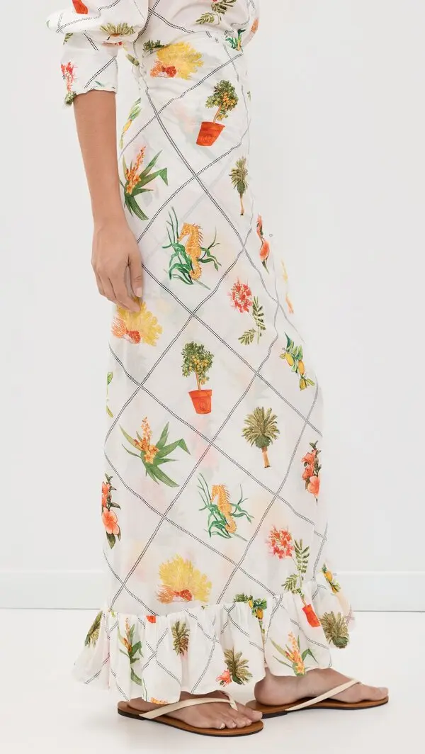 CONIGLIO PALM BEACH Ruffle Power Pareo