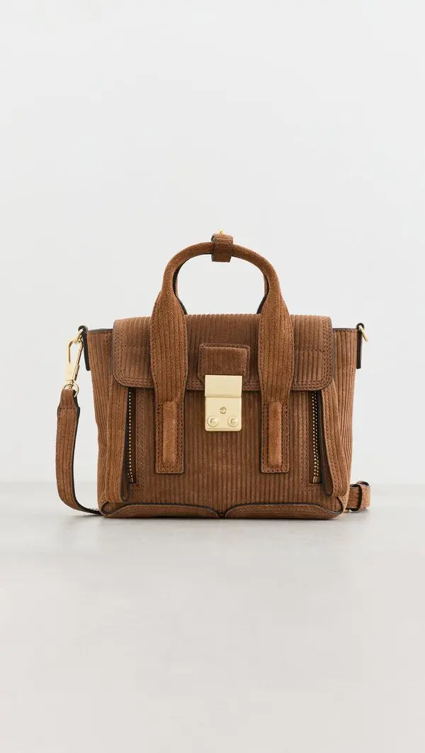 3.1 Phillip Lim Embossed Suede Pashli Mini Crossbody Bag