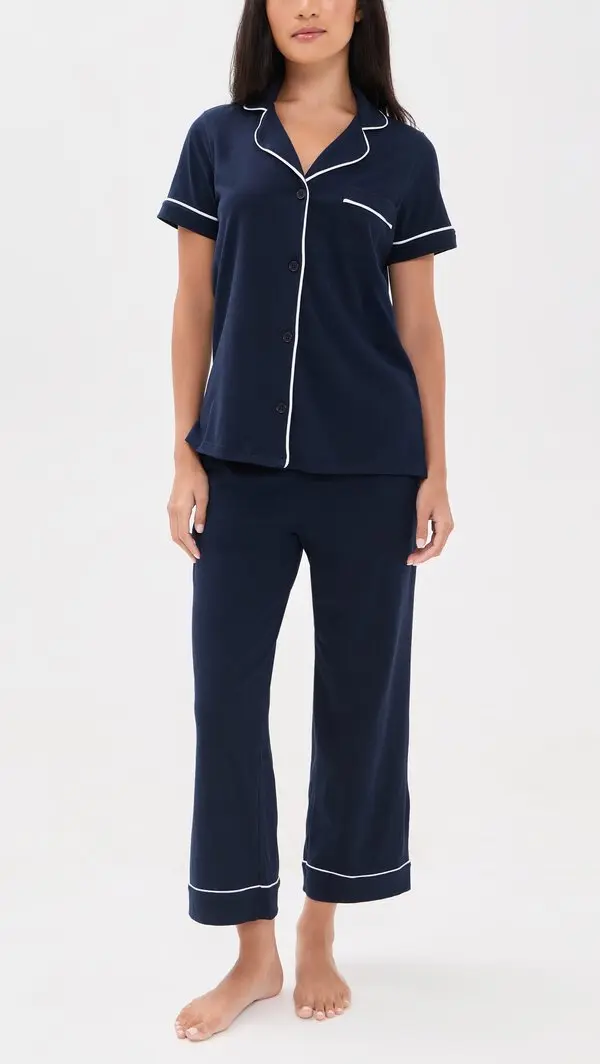 PETITE PLUME Cropped Pajamas Set