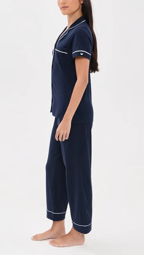PETITE PLUME Cropped Pajamas Set