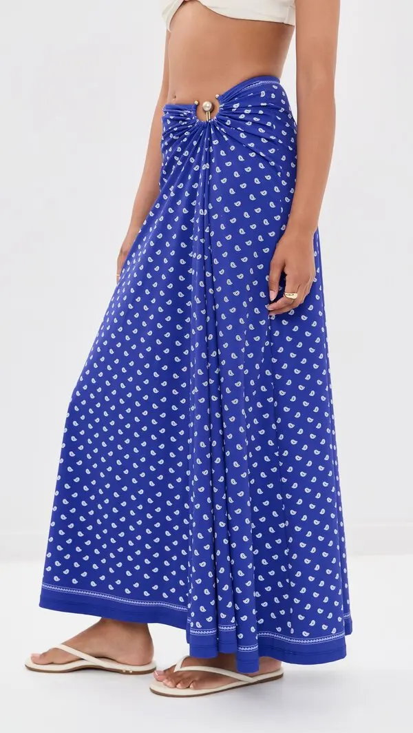 Christopher Esber Bandana Ruched Orbit Skirt