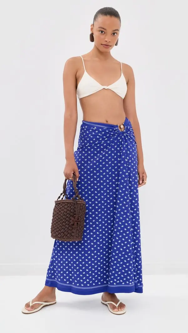 Christopher Esber Bandana Ruched Orbit Skirt