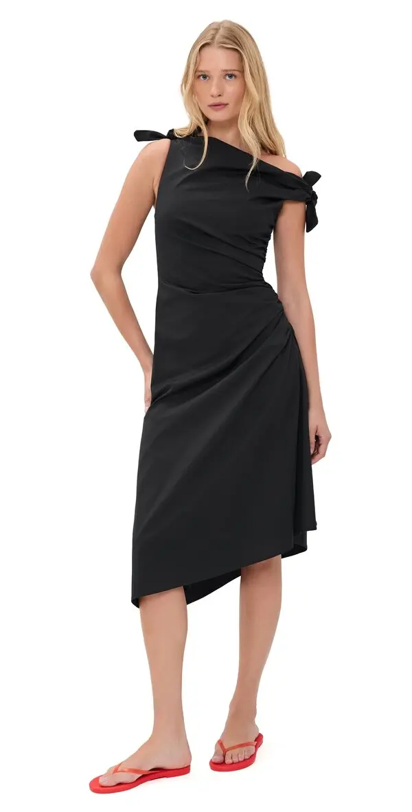 Staud Bellaria Dress - Black