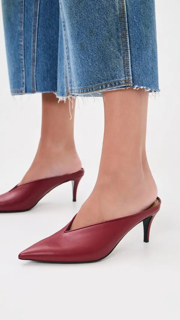 Stella McCartney Alter Mat Pointed Mules 65mm