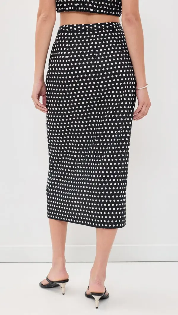 FRAME The Polka Dot Skirt