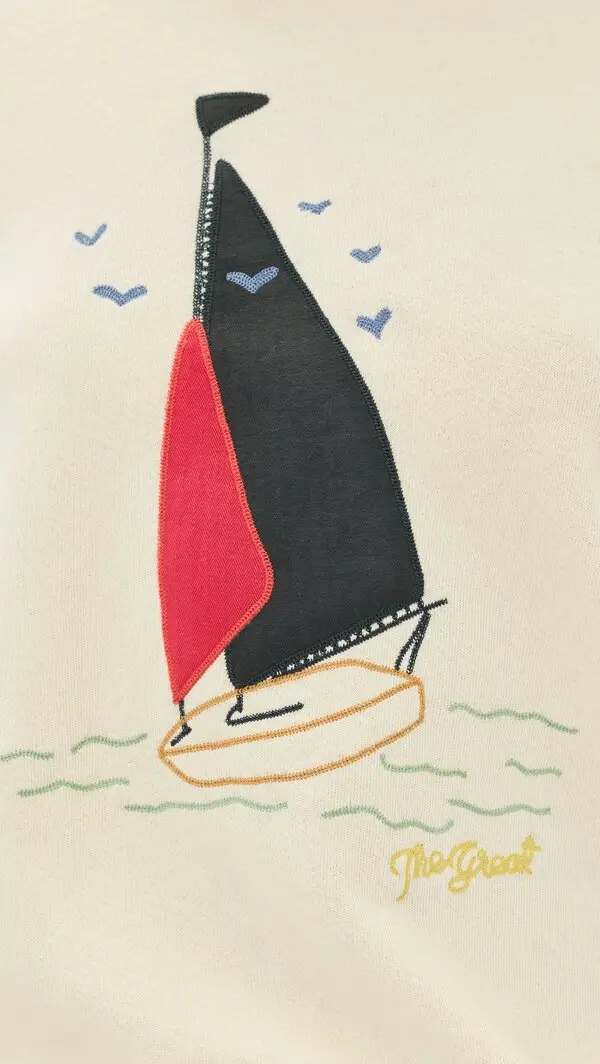 The Great. The College Sailboat Sweatshirt