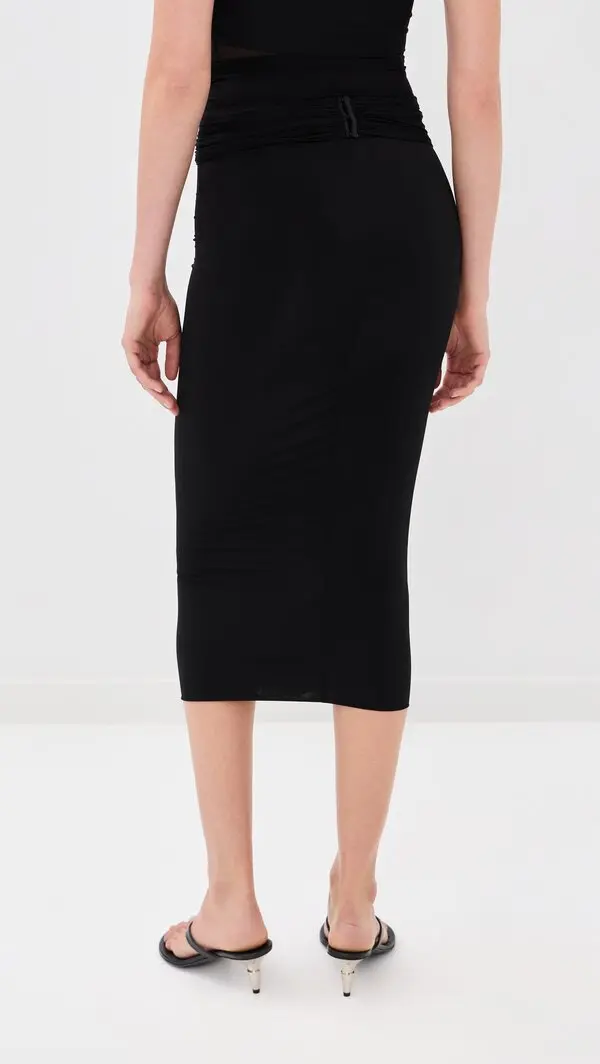 Wardrobe.NYC Translucent Midi Skirt