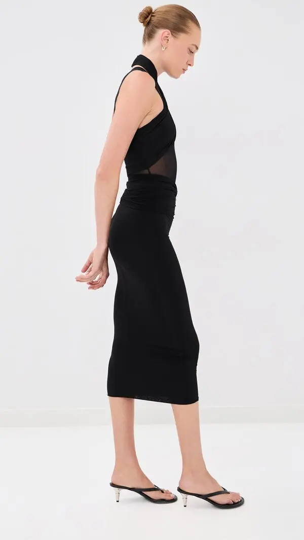 Wardrobe.NYC Translucent Midi Skirt