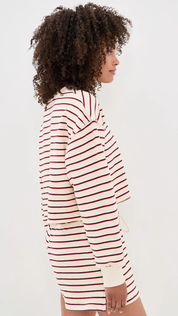 Strut This Sonoma Striped Crewneck Sweatshirt