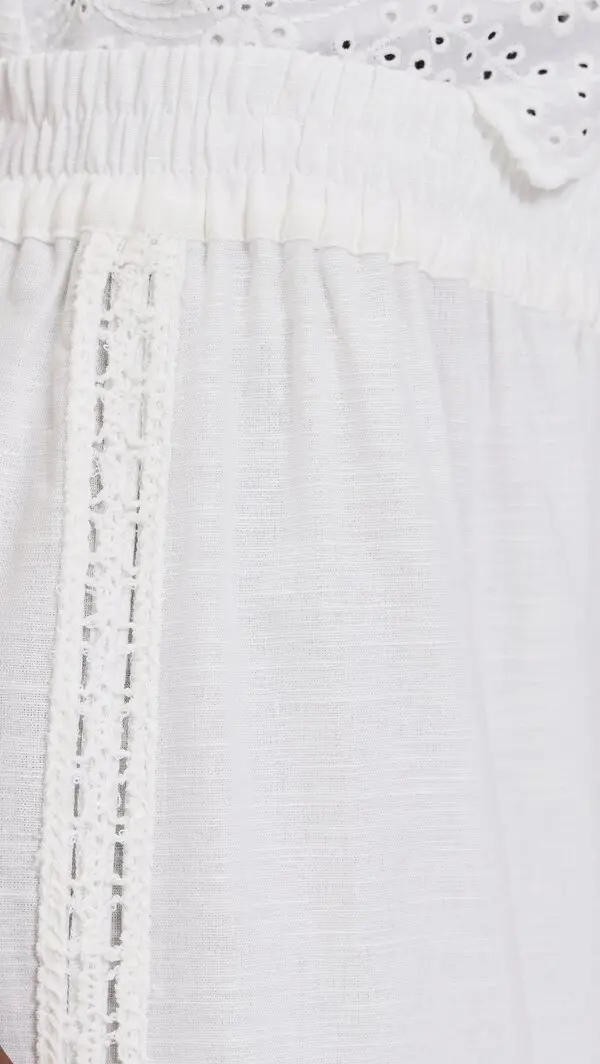 Z Supply Scout Embroidered Linen Blend Pants
