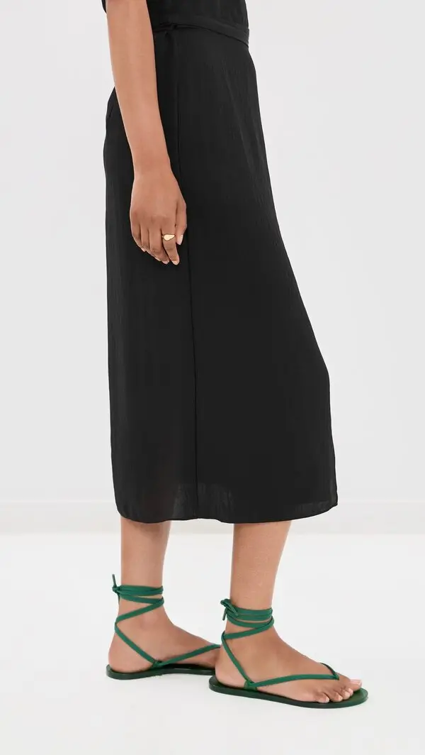 Tibi Summer Slip Wrap Skirt