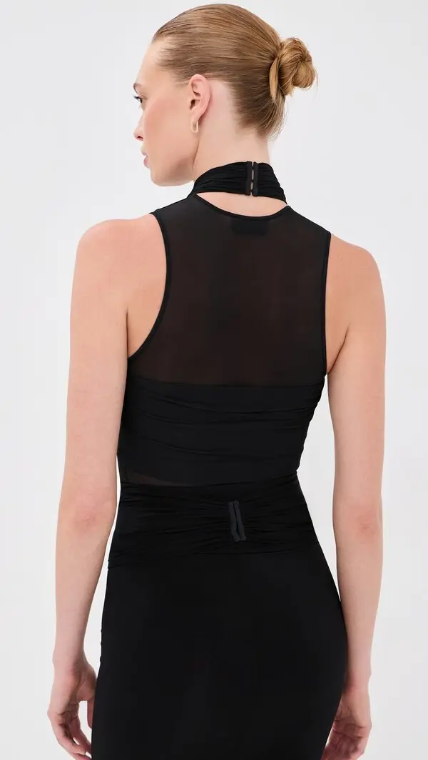 Wardrobe.NYC Translucent Tank Bodysuit