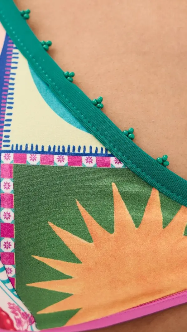 Agua Bendita Howy Hand Embroidered Reversible Top