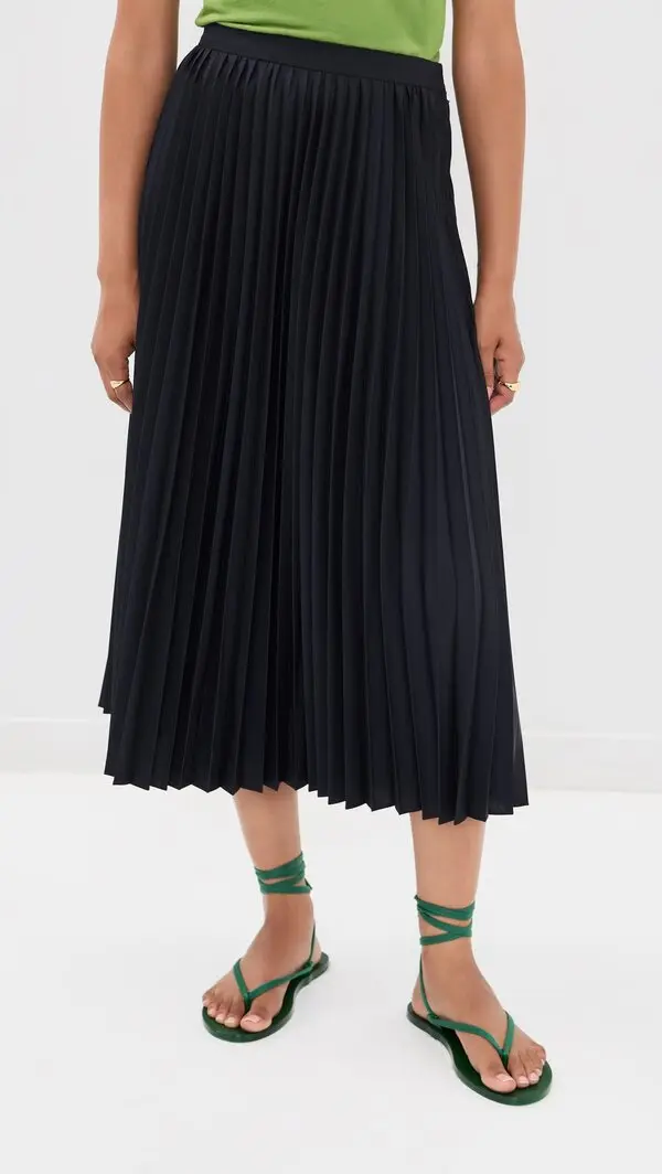 Tibi Pleated Sunray Skirt