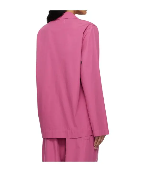 TEKLA Poplin Long-sleeved Pyjama Shirt
