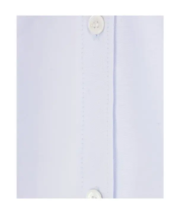 Maison Kitsuné Fox Head Embroidered Long-sleeved Shirt